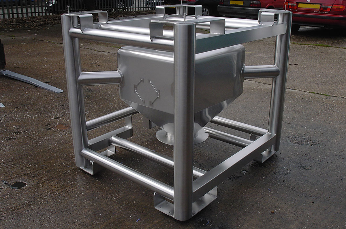 Stainless Steel IBCs in Frames – brookeson.com